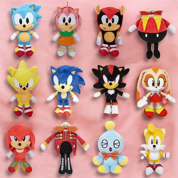Sonic the Fighters Plush - Etsy