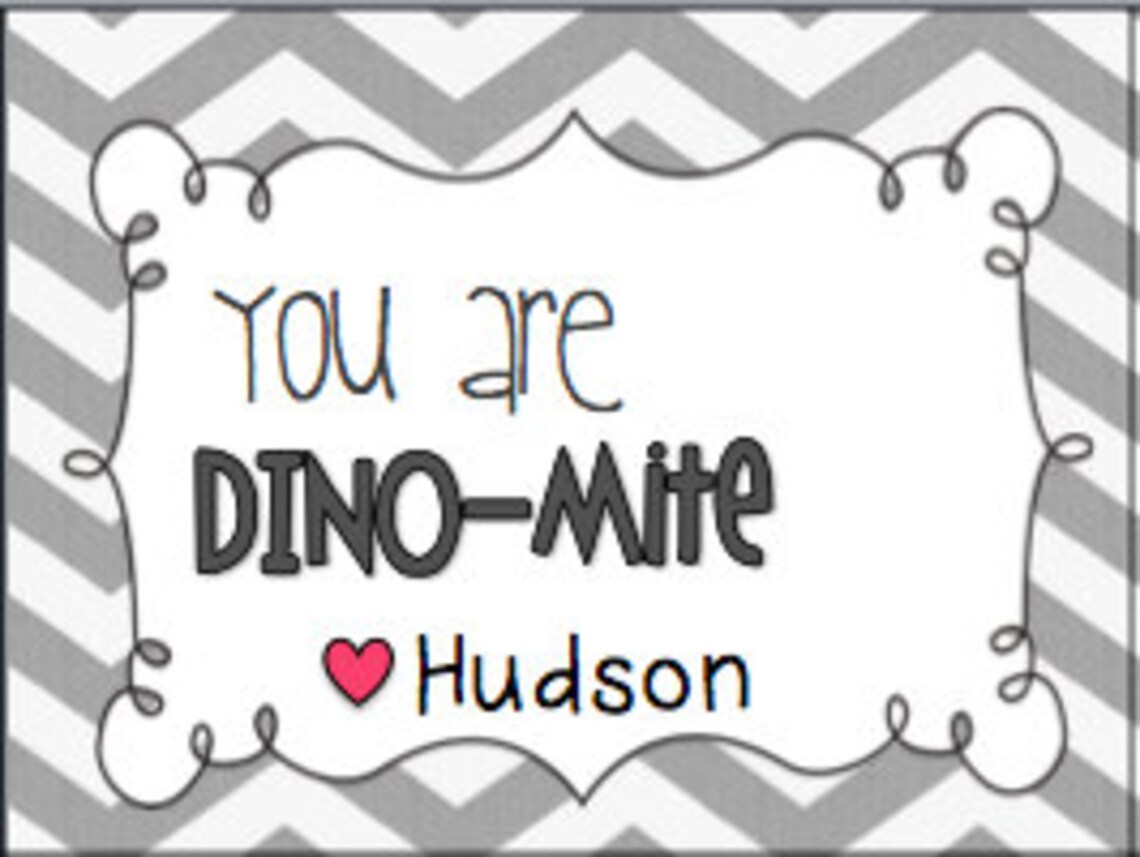 Valentine PRINTABLE You Are Dino-mite Valentine INSTANT - Etsy