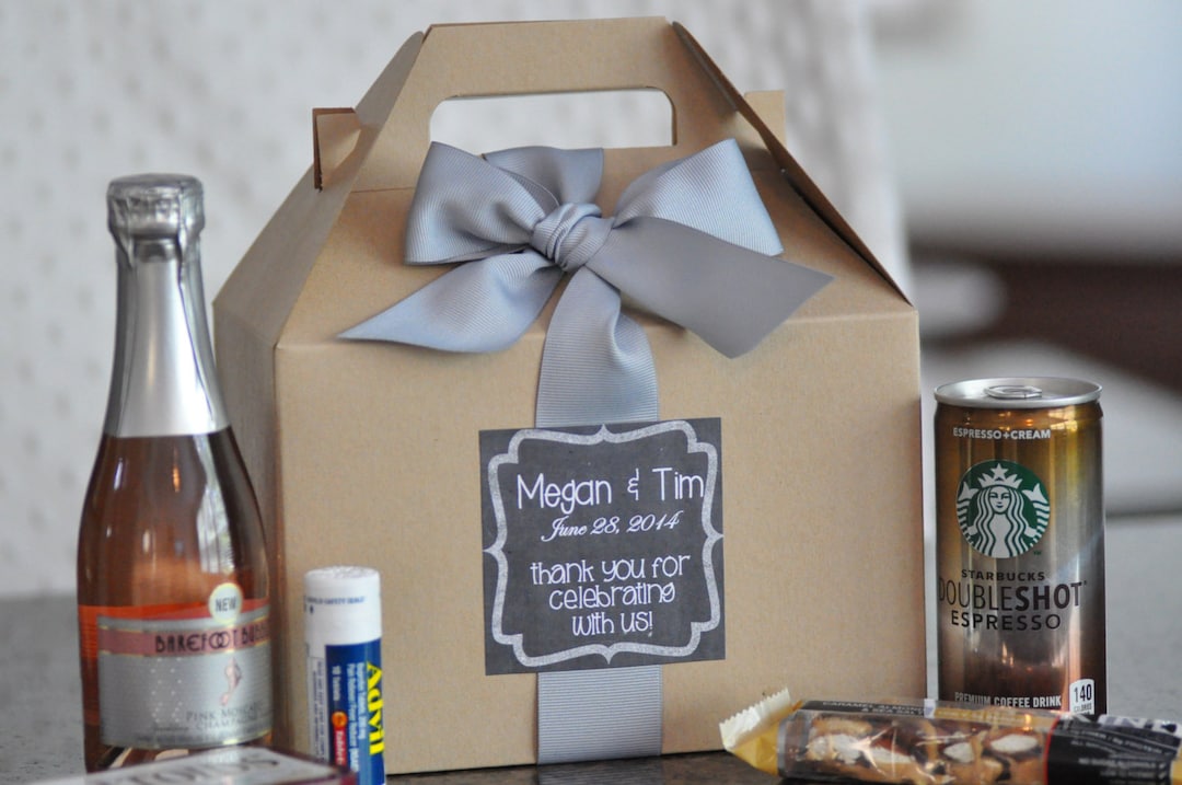 Out of Town Guest Box {bridesmaid Gifts, Hangover Kit, Welcome Gift ...