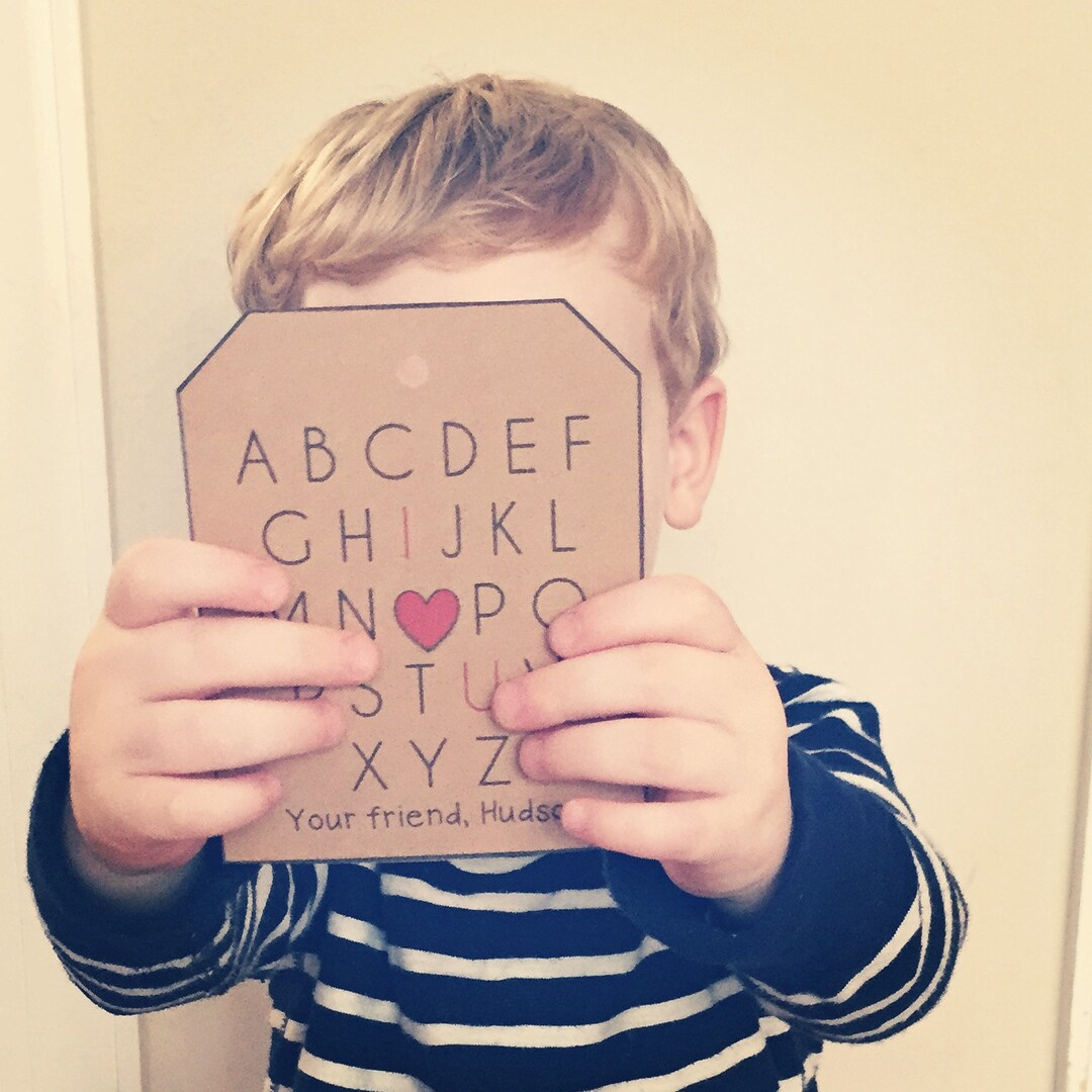 Valentine Printable Abc's I Love You Valentine INSTANT DOWNLOAD by ...