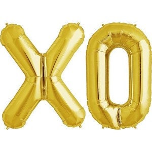 XO Gold Mylar Balloons engagement Party, Engagement Pictures, Wedding ...