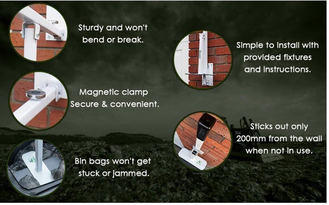 Binzee Bin Rubbish Compactor: Eco-friendly Waste Reduction Tool, UK ...