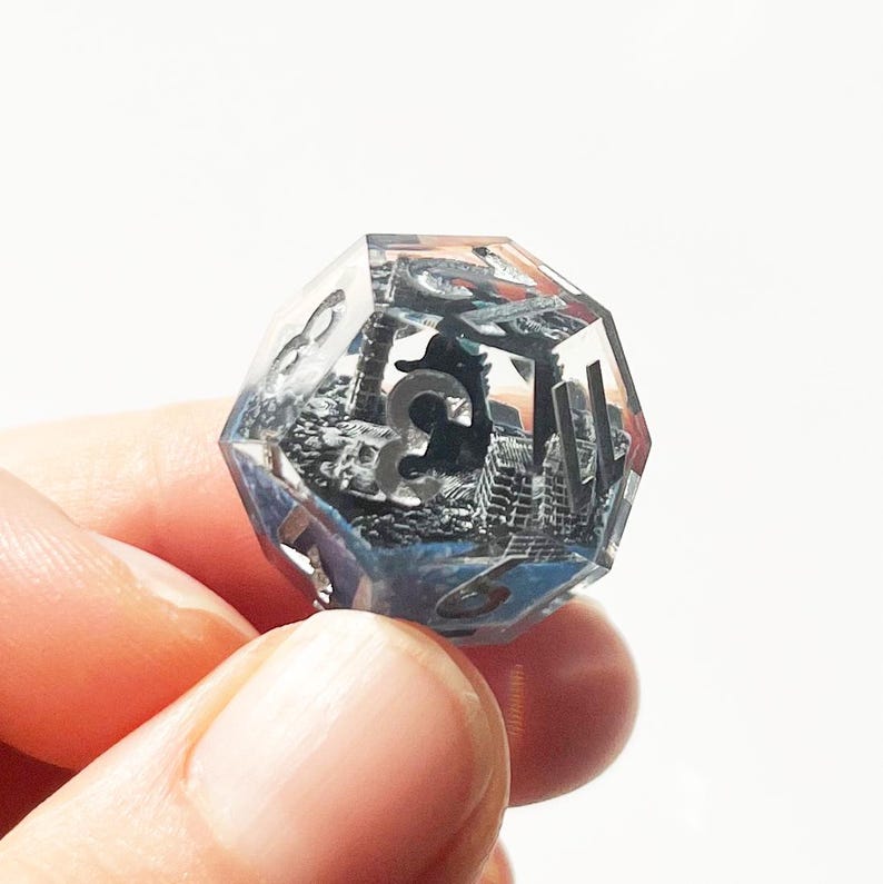 King of the Monsters Dice | Godzilla Vs City Diorama | Resin Disaster ...
