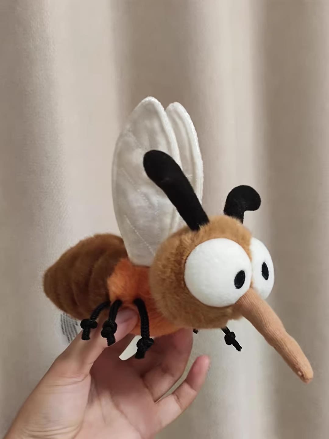 Cute Mosquito Plush Toy, Funny Insect Stuffed Animal, Quirky Bug ...