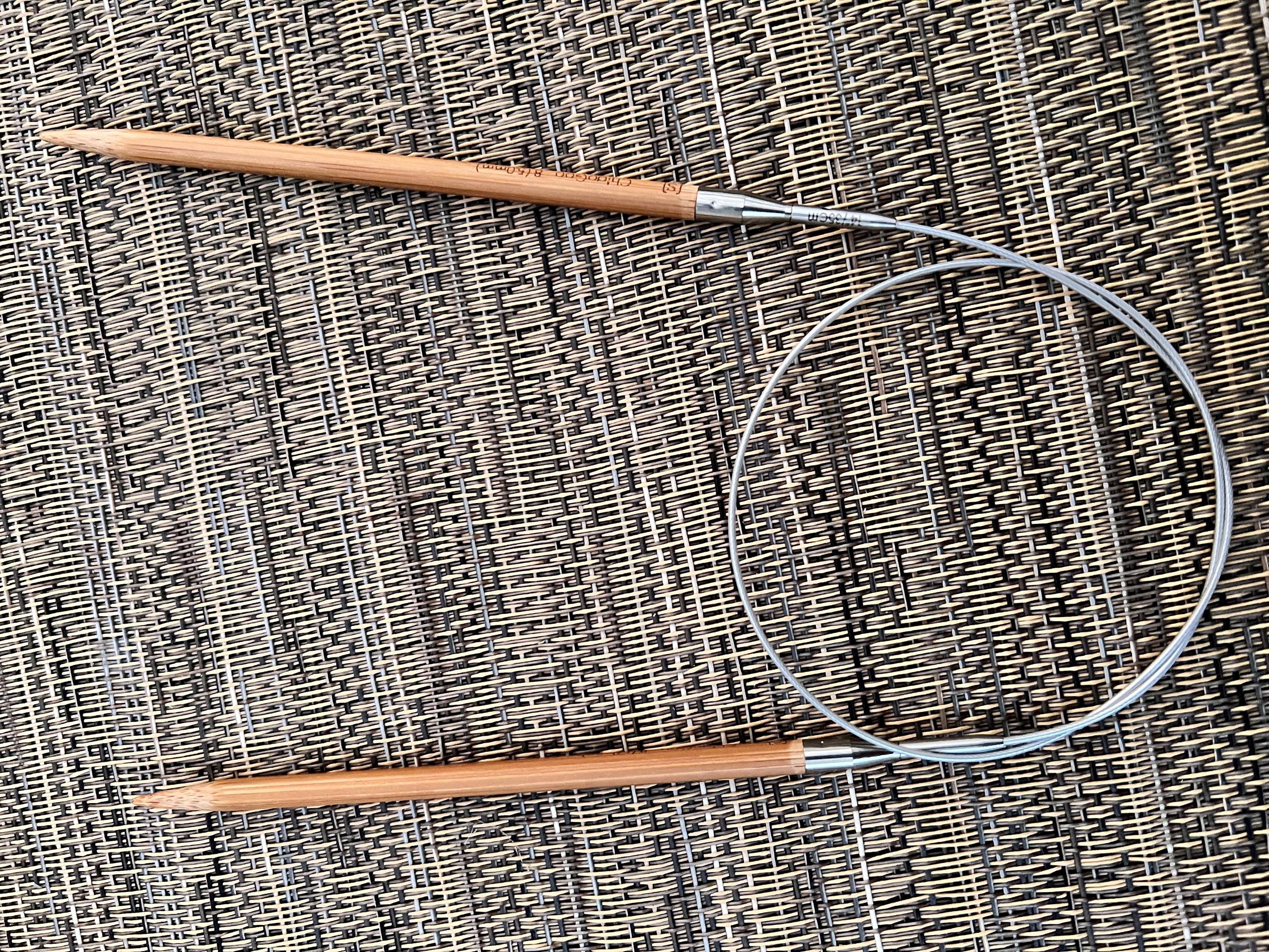 5 Inch SPIN Bamboo Knitting Needle Tips Chiaogoo - Etsy