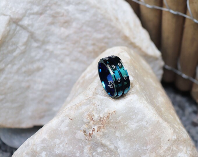 Knitting and Crochet Row Counter. Stars and Crescent Moon With Forest ...