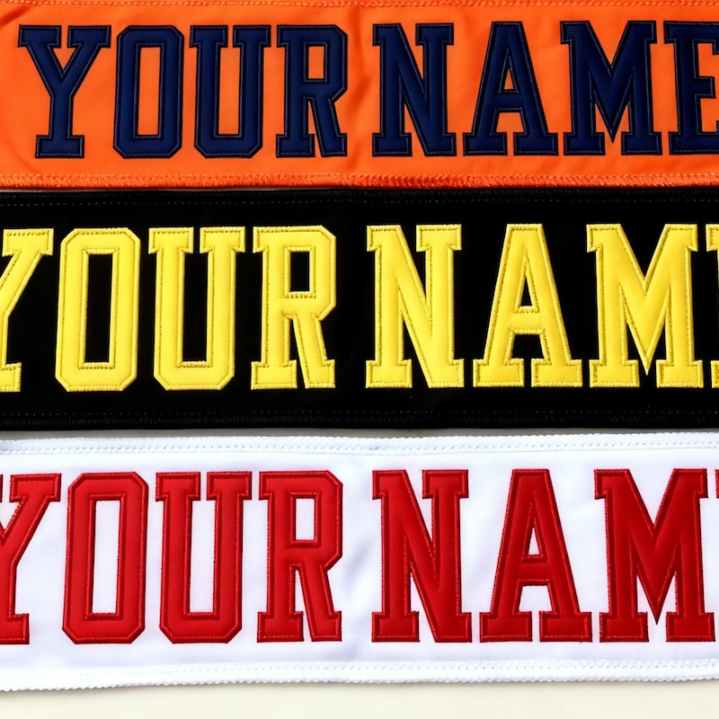 Name Plate for a Jersey - Etsy