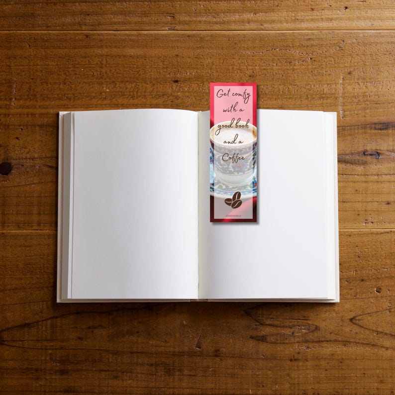 Coffee Quote Bookmarks: Gift for Book Lovers (printable PDF) - Etsy