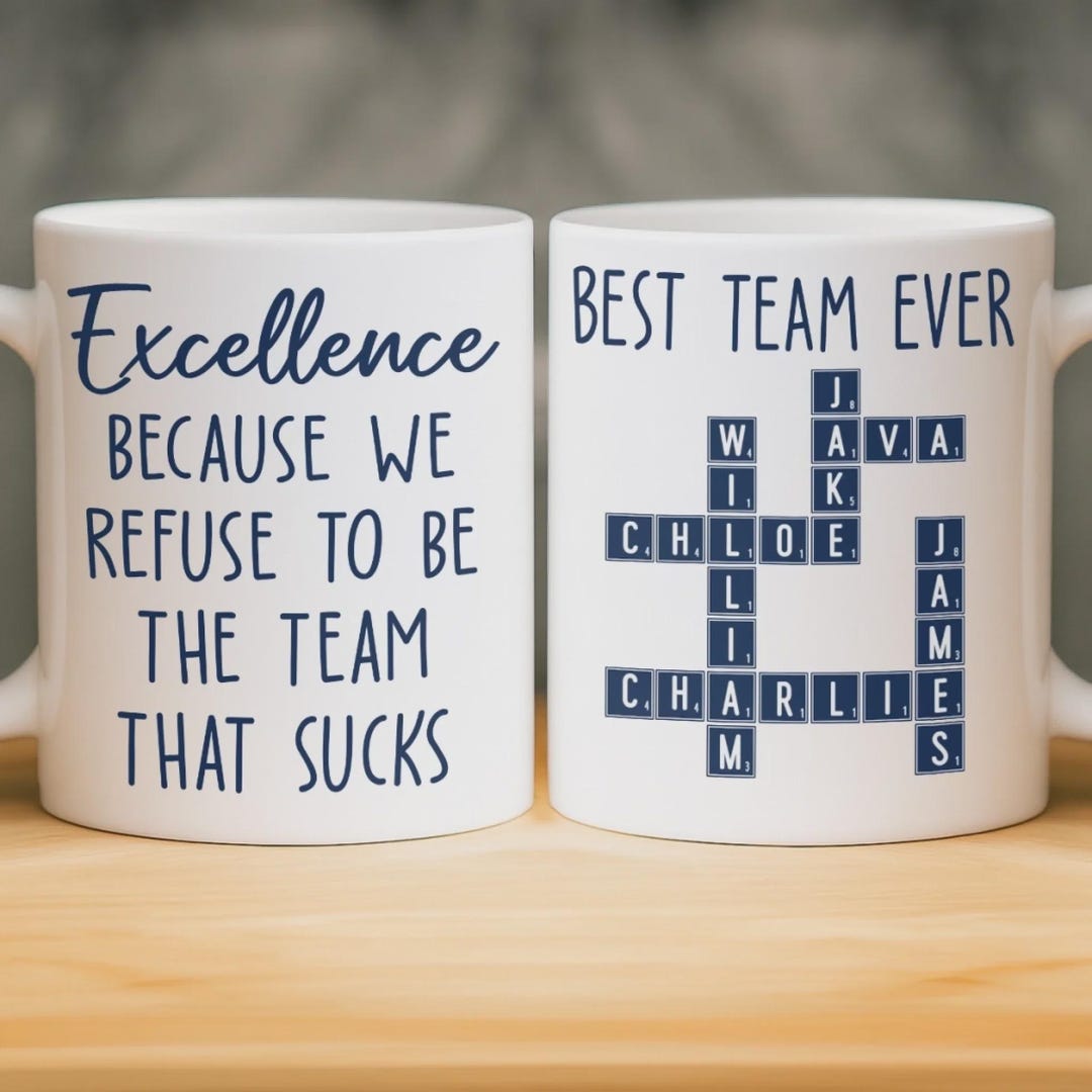 Custom Scrabble Mug - Personalized Birthday Gifts for Coworker, Work ...