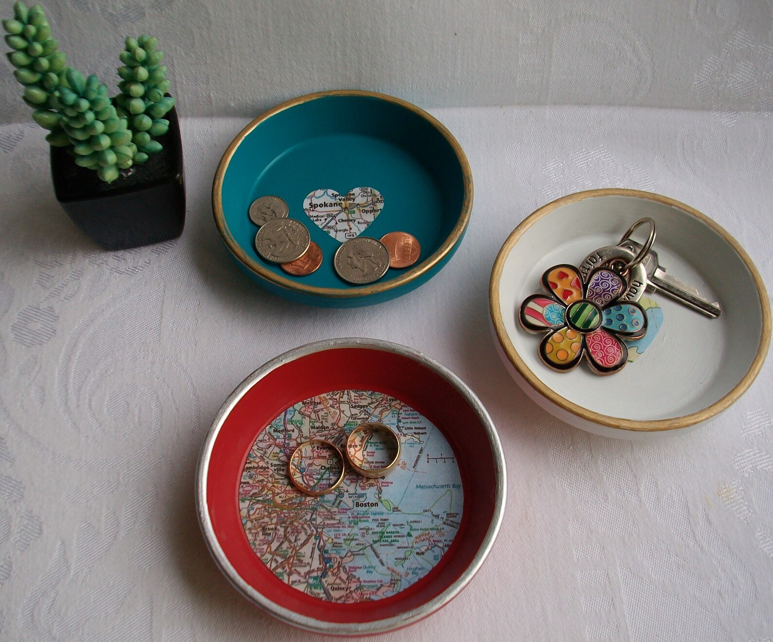 Personalized Ring Keys or Trinket Dish Custom Ring Dish - Etsy