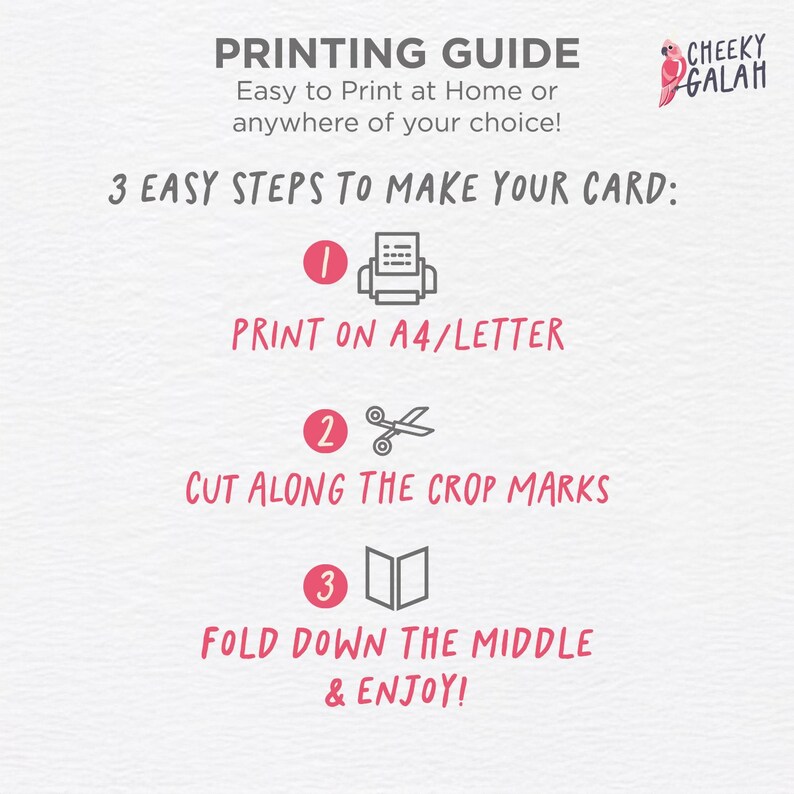 Magpie Bird Christmas Card Printable | Tis the Swooping Season | Funny ...