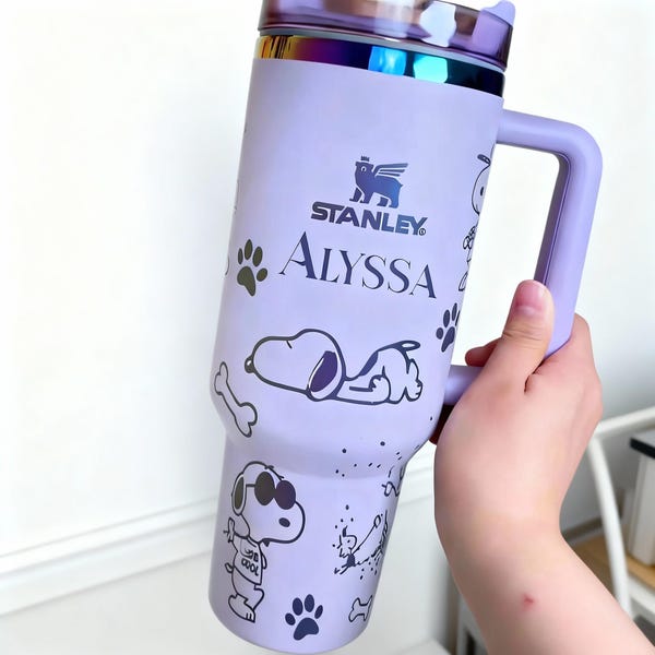 Snoopy Stanley Cup - Etsy