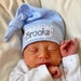 BABY BLUE: Newborn Hat, Personalized Baby Hat, Name Hat, Personalized ...