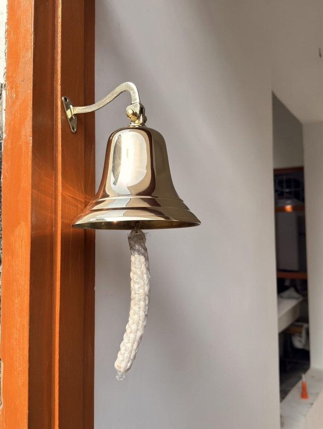 Personalized Engraved Brass Bell - Custom Antique Bell - Engraved ...