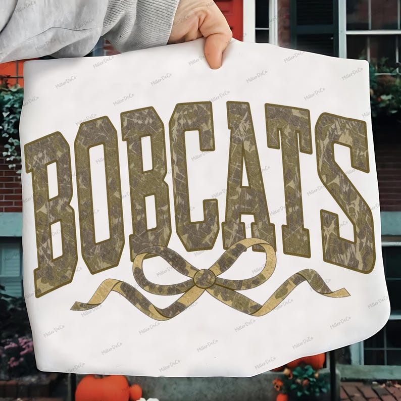 Bobcats PNG Camo Bow: Mascot Sublimation Design (digital Download) - Etsy
