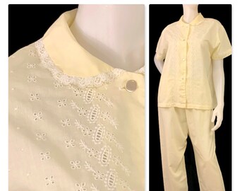 Yellow Pajama Set - Etsy