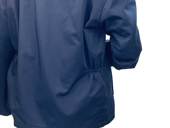 Vintage 1980s Blue Gas Station Jacket, 80s Dark Blue … - Gem