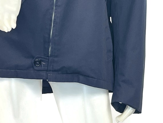 Vintage 1980s Blue Gas Station Jacket, 80s Dark Blue … - Gem