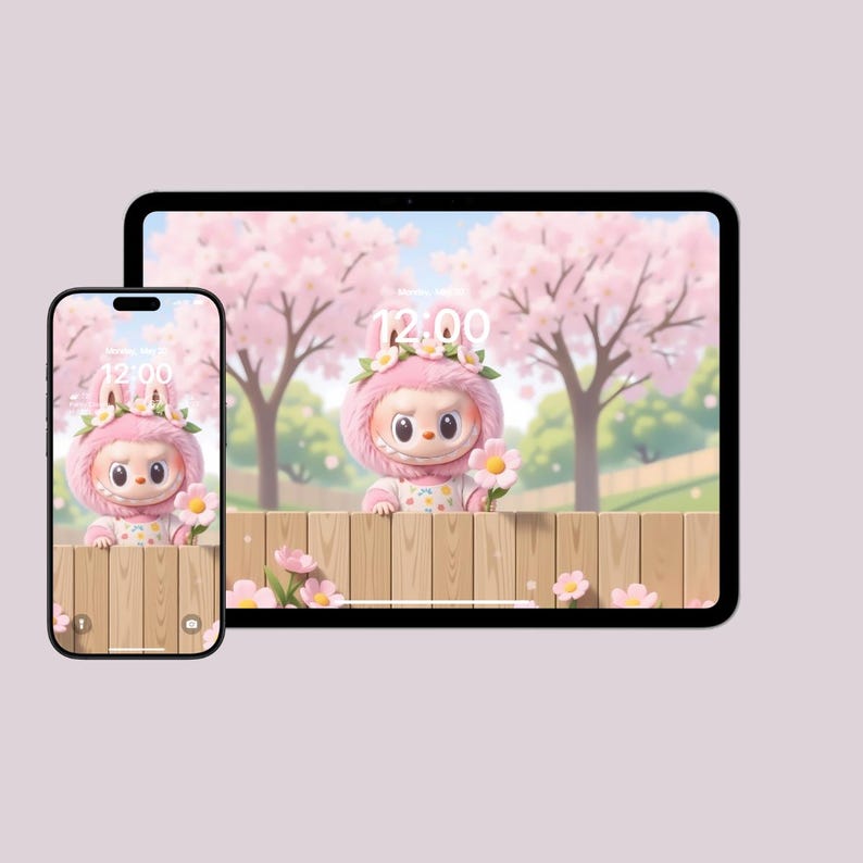 Labubu Live and Static Wallpaper Bundle of 6 | 2 Live Wallpapers + HD ...