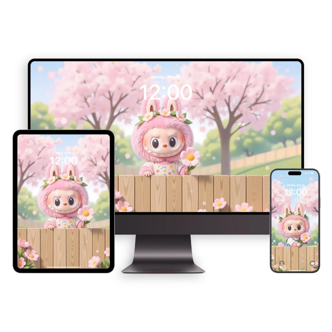 Labubu Live and Static Wallpaper Bundle of 6 | 2 Live Wallpapers + HD ...