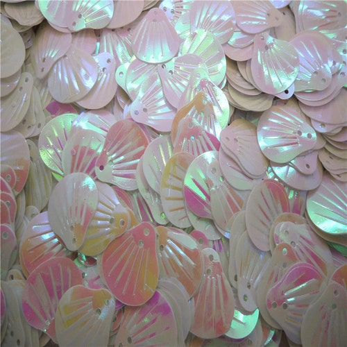 200 PCS. Blue Sequins-sea Shells-12x14mm - Etsy