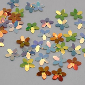 Sequins-5 Point Flower Sequins- Assorted Colors-10mm-200 PCS - Etsy