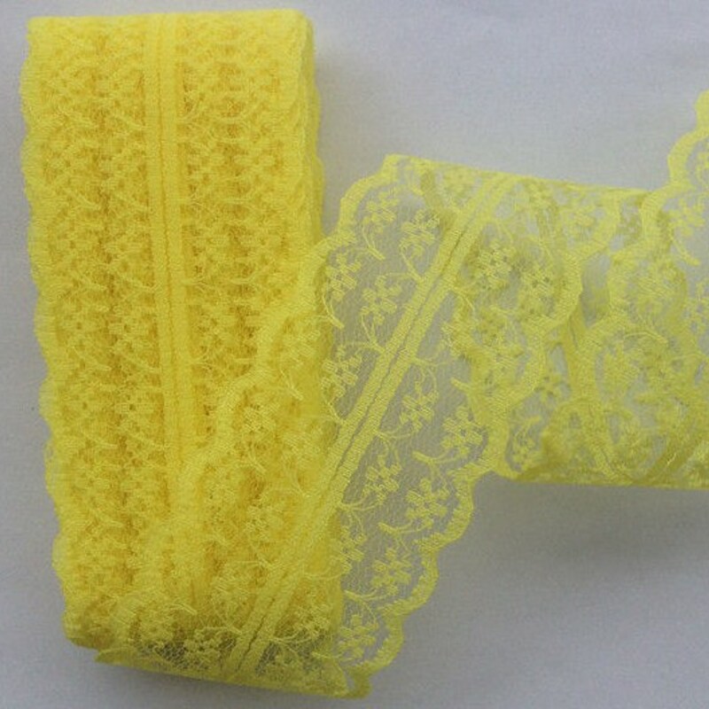 Yellow Lace - Etsy