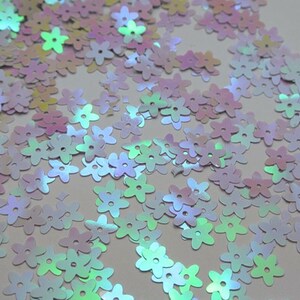White Flower Sequins-10mm-200 PCS - Etsy