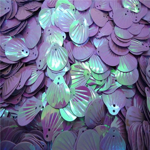 200 PCS. Blue Sequins-sea Shells-12x14mm - Etsy