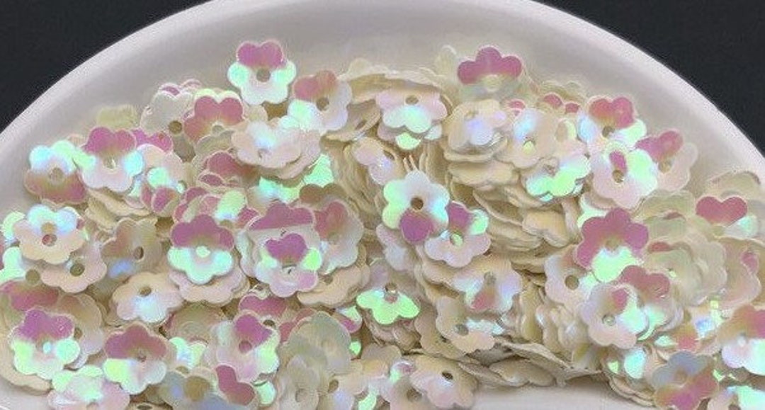 Sequins - 6mm Cream Cup Flower Sequins -200 PCS - Etsy