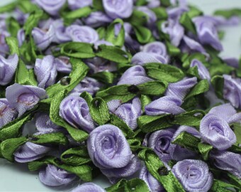 Satin Ribbon Roses - Etsy