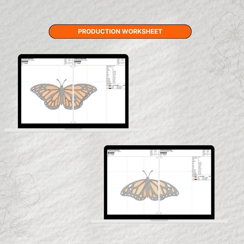 Monarch Butterfly Embroidery Design: 4 Sizes, Animal Stitch File ...