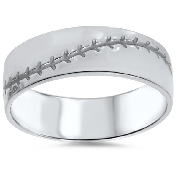 Stitch Wedding Band Ring - Etsy