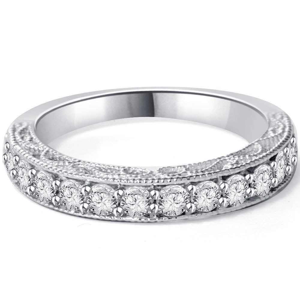 VS .40Ct Diamond Vintage Wedding Ring Filigree Antique Style | Etsy