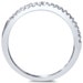 1/4CT Diamond Stackable Wedding Ring 14K White Gold Size 4-9 - Etsy