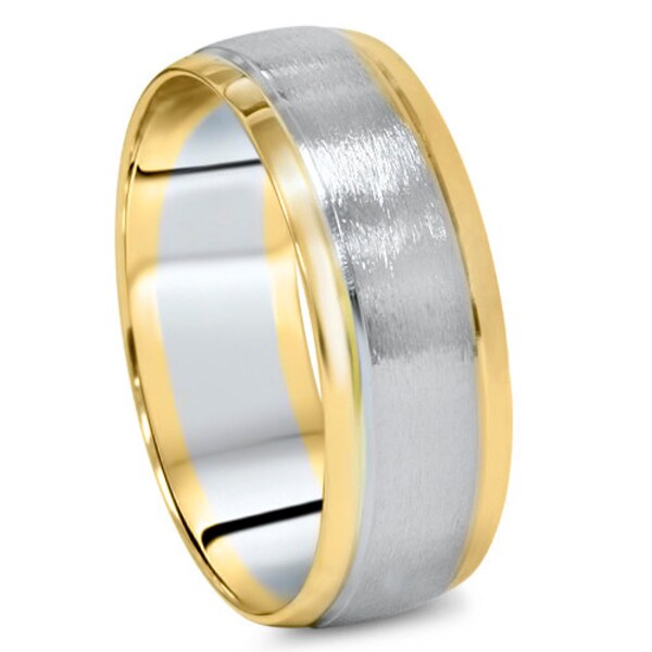 Brushed Wedding Band - Etsy