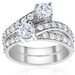 2 Ct Forever Us 2 Stone Diamond Engagement Ring Matching - Etsy
