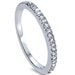 1/4CT Diamond Stackable Wedding Ring 14K White Gold Size 4-9 - Etsy