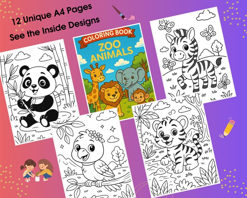 60 Magical Stories Coloring Pages for Girls - Instant Download ...