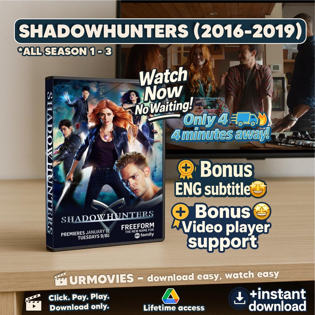 SHADOWHUNTERS Complete 1–3 Seasons for Lifetime Access - Etsy