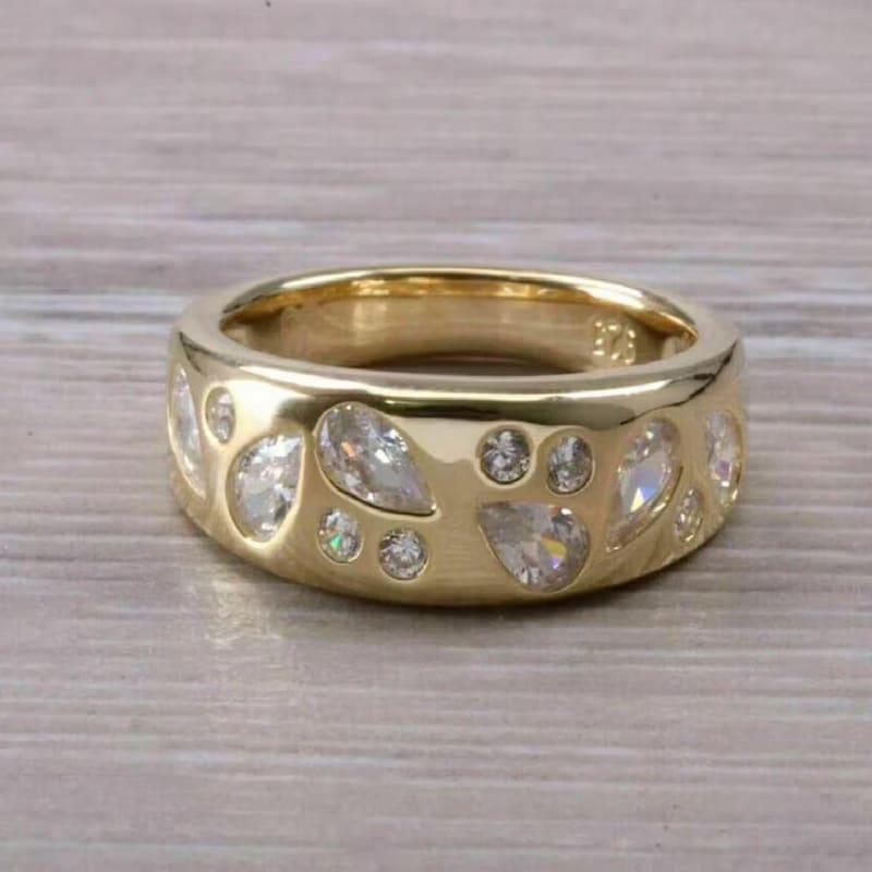 Ornate Chunky Gold Ring - Etsy