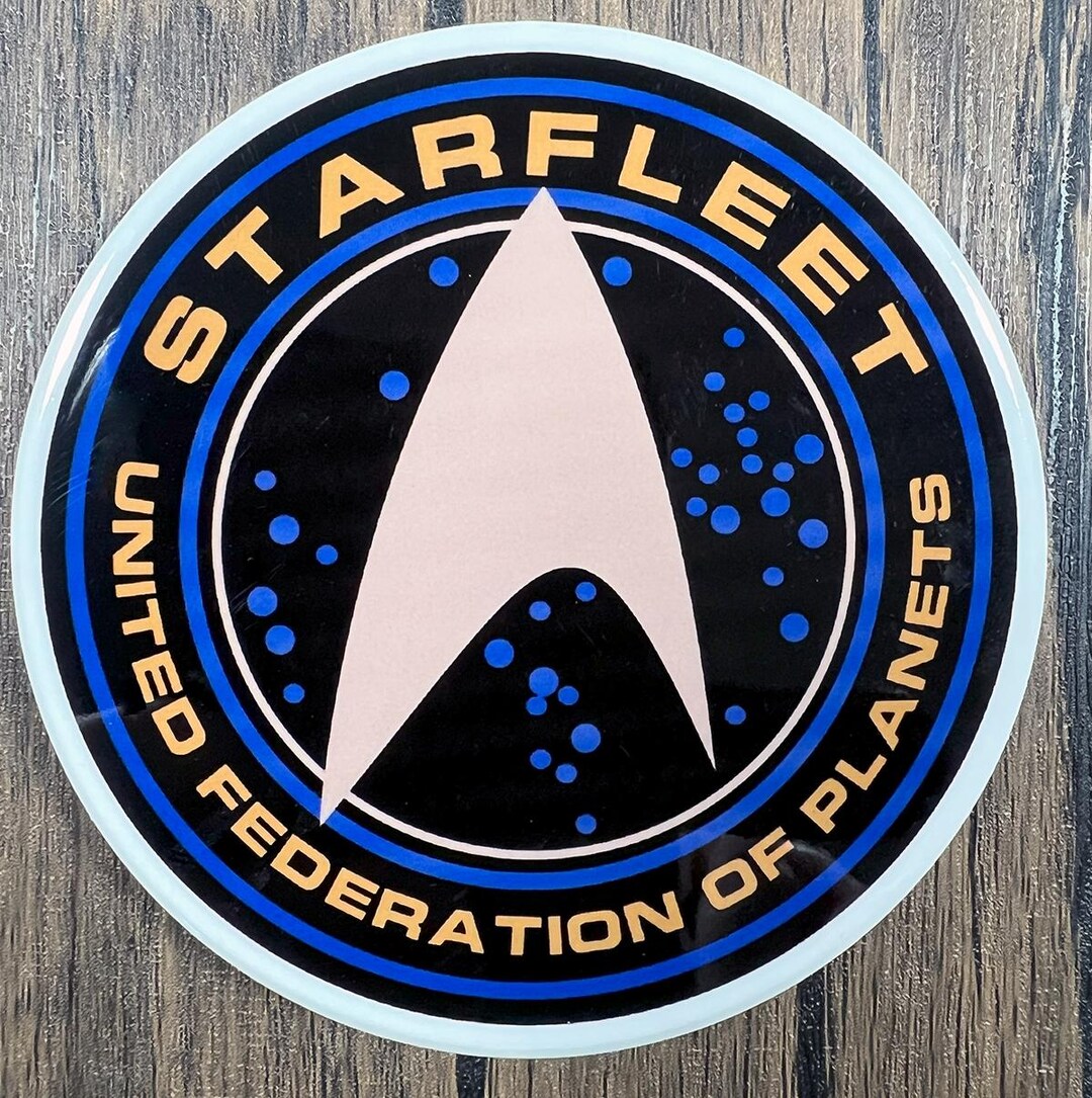 Star Trek Coaster - Starfleet United Federation of Planets - Etsy