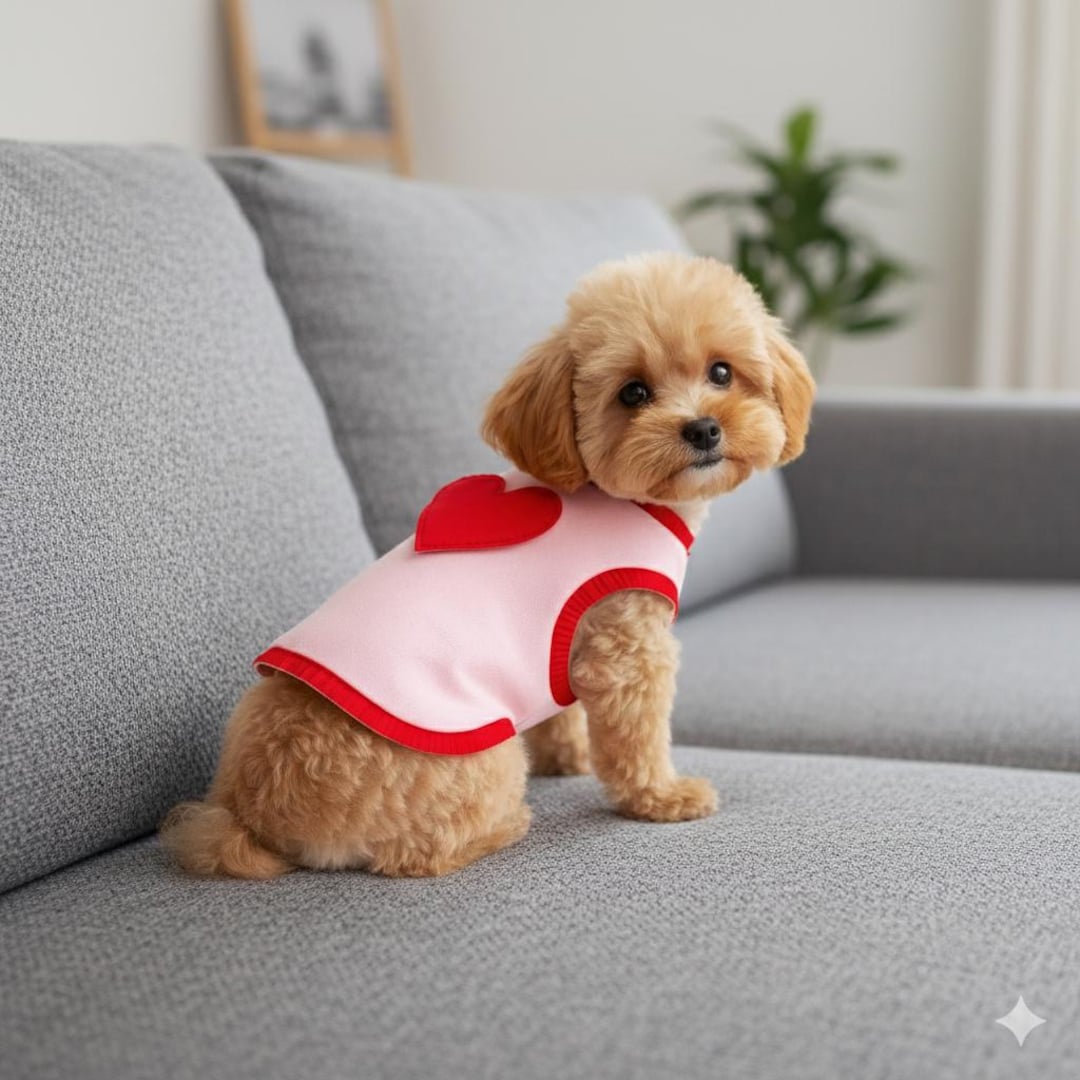 Valentine Dog Vest Sewing Pattern | Beginner Puppy Costume (PDF Pattern ...