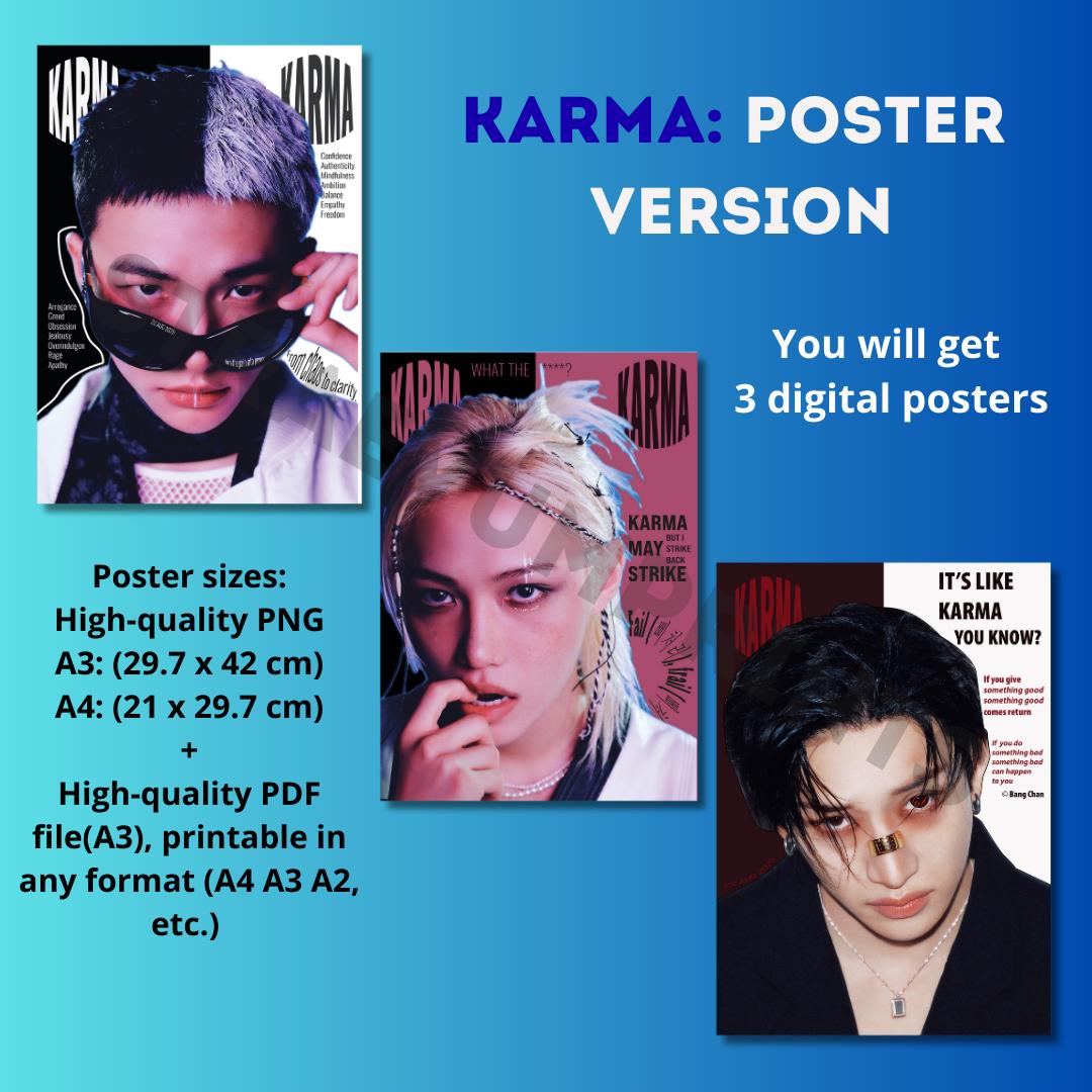 Stray Kids K-pop Posters: Bang Chan, Hyunjin, Felix (digital Download ...