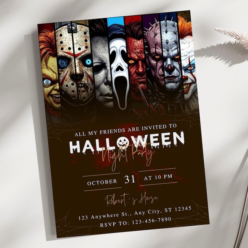 Printable Scary Faces - Etsy