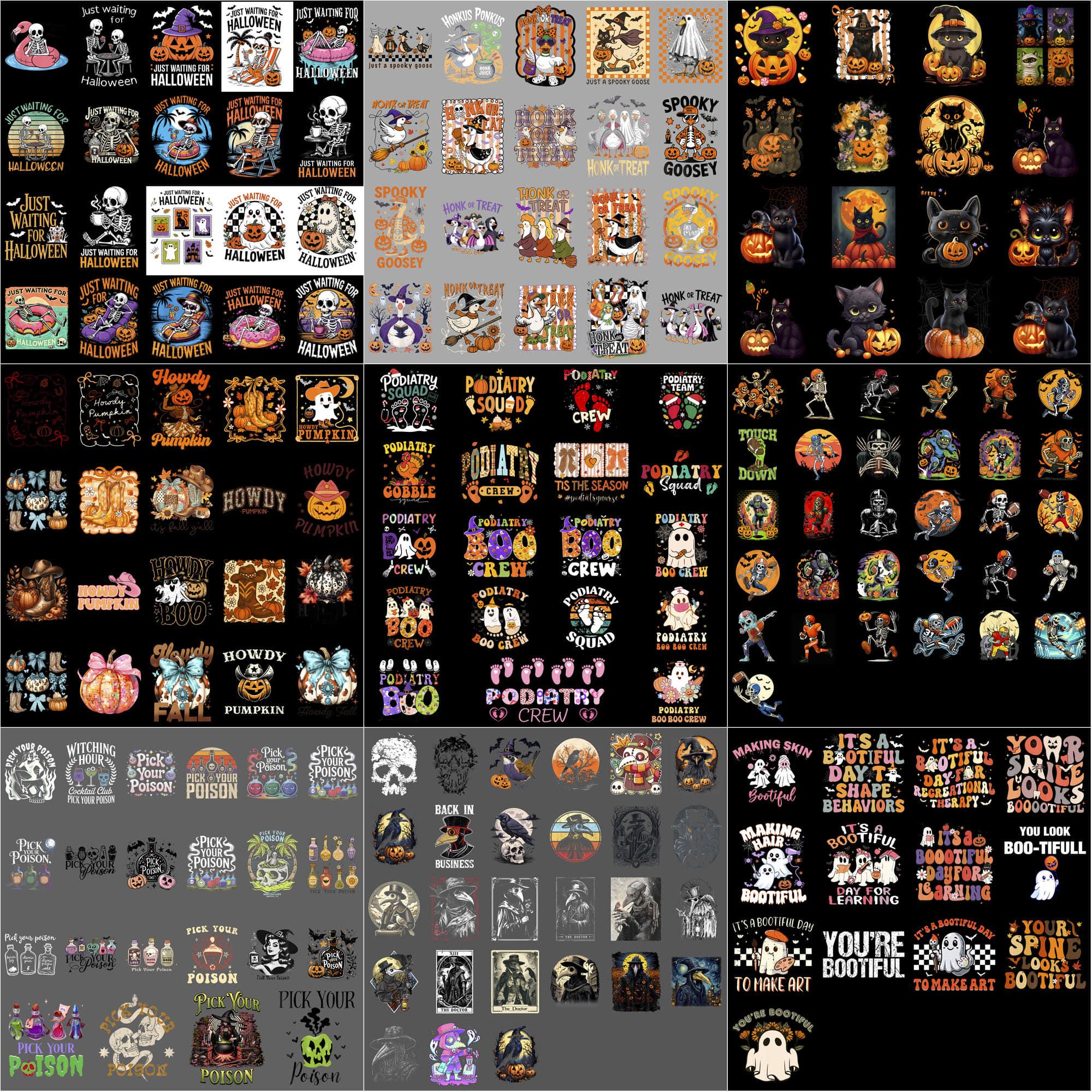 1000+ Ghost Pumpkin PNG Bundle, Halloween MEGA Clipart Pack, Spooky ...