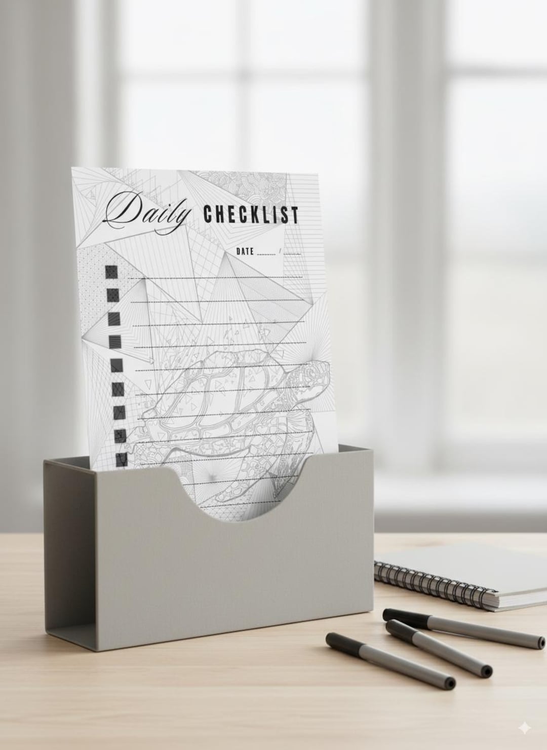 Pack - 3 Personalized Checklists - Digital File - Handmade Zentangle ...