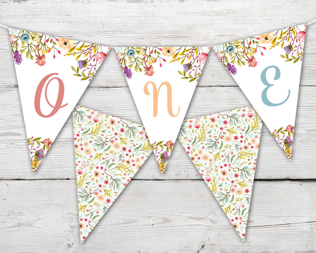 Wildflowers Party Decor, Wildflowers Birthday Decorations PRINTABLE ...