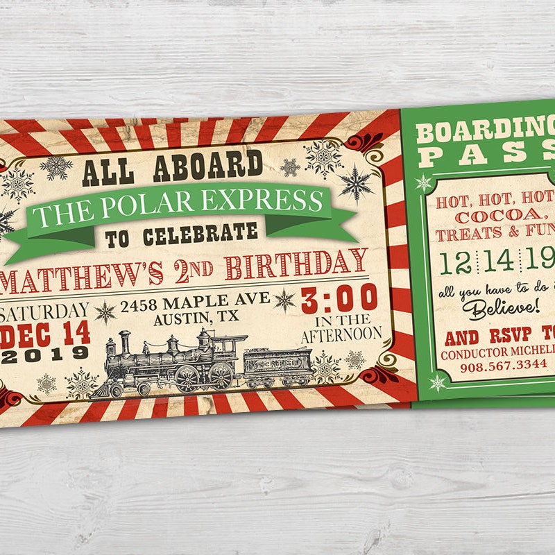 Polar Express Party - Etsy