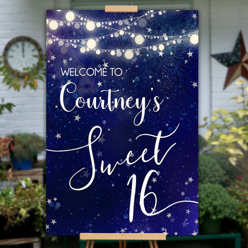 Sweet 16 Welcome Sign - Etsy
